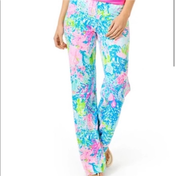 Lilly Pulitzer | Pants & Jumpsuits | Lilly Pulitzer Georgia May Palazzo ...